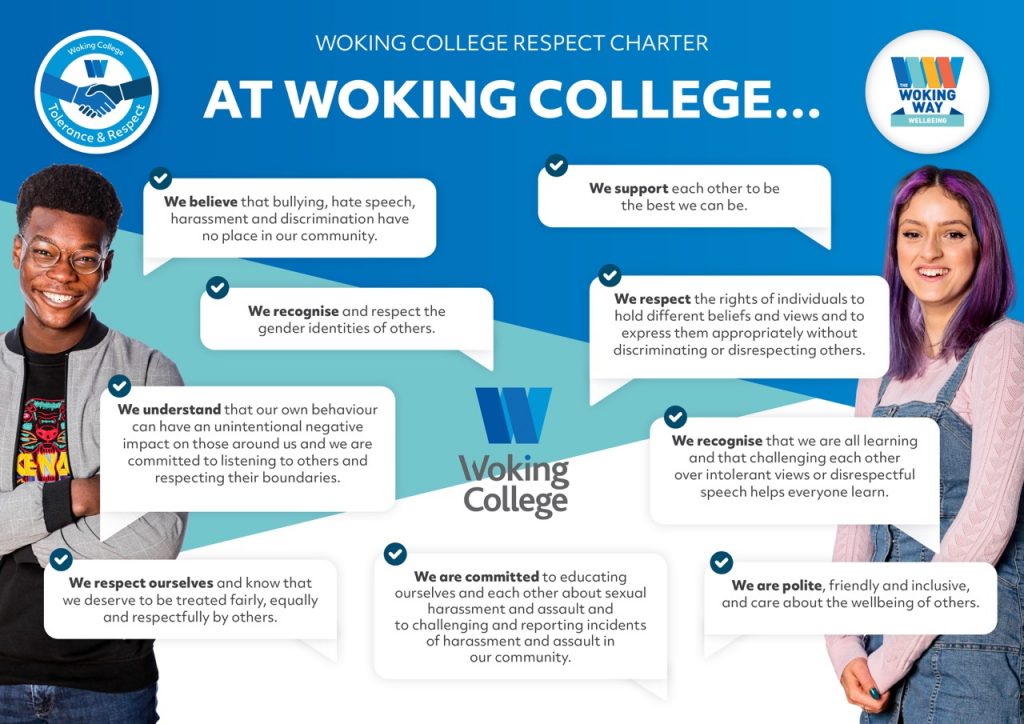 Woking College | Surrey | Respect Charter