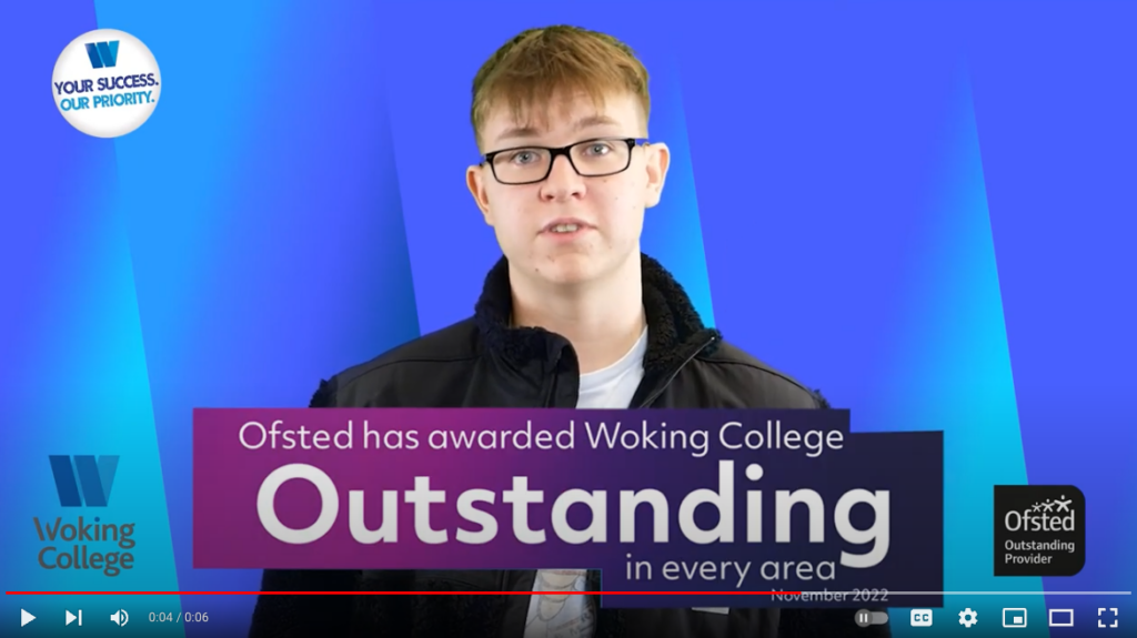 Woking College | Surrey | Why we are Outstanding