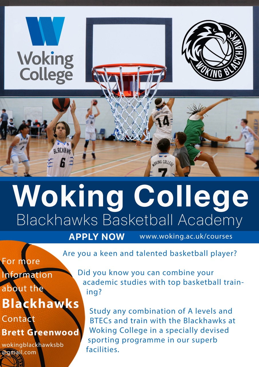 Woking College | Surrey | Woking College Blackhawks Basketball Academy